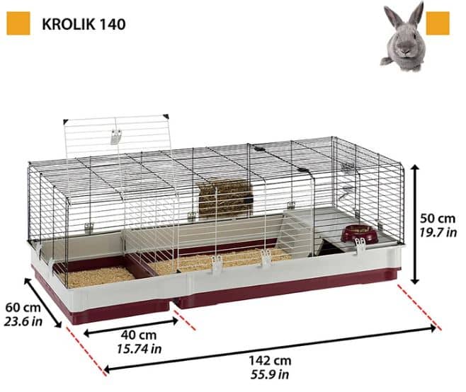 Cage Ferplast Krolik 140 - Test & Avis - Découvrez les TOP cage lapin